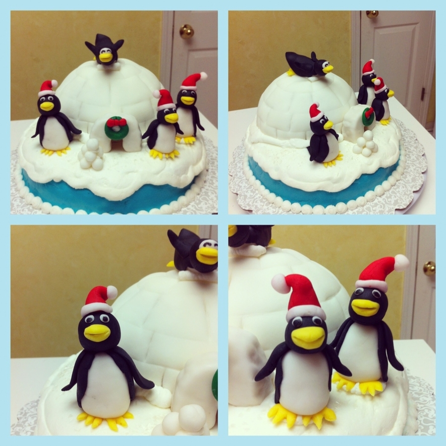 Winter Wonderland Penguin Playground! - CakeCentral.com