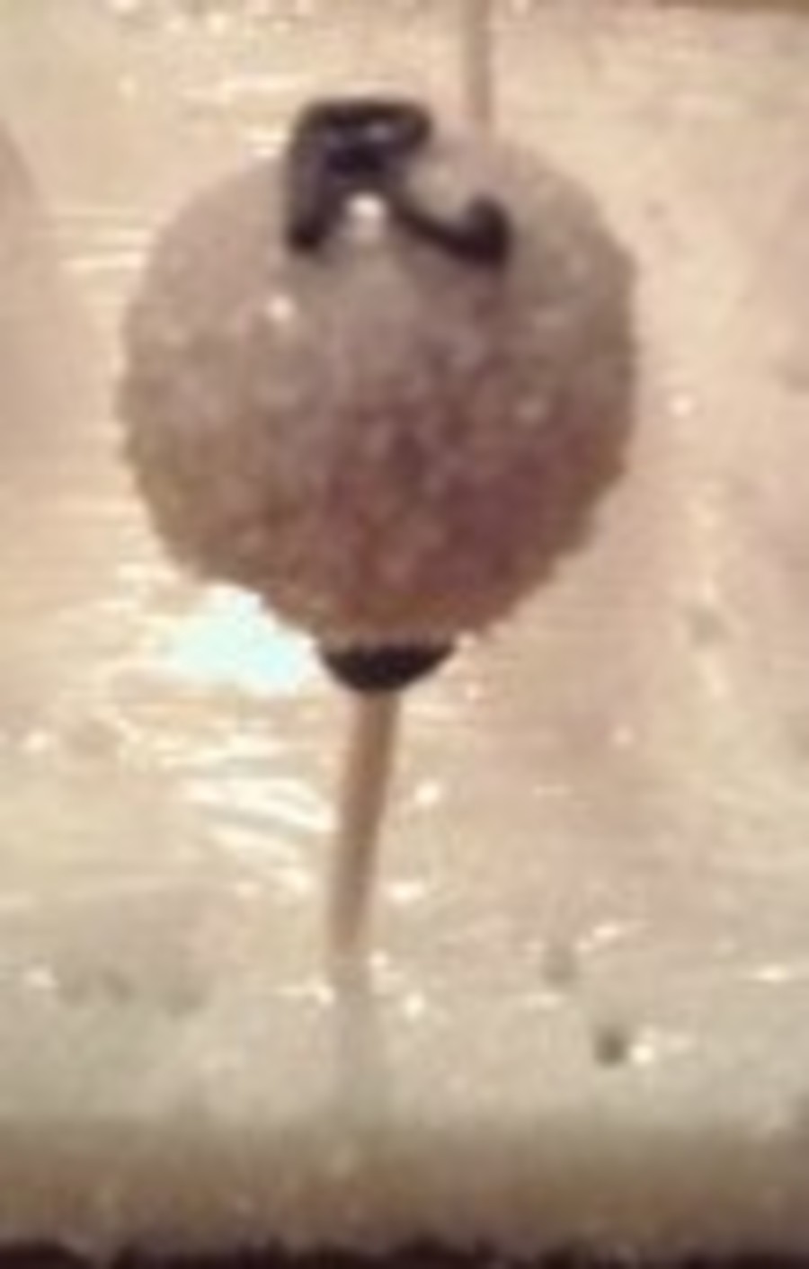 Monogrammed Microphone Cake Pop - CakeCentral.com