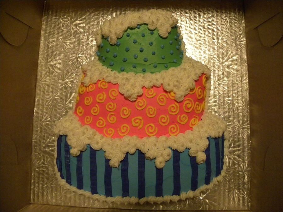 Topsy-Turvy Cake - CakeCentral.com