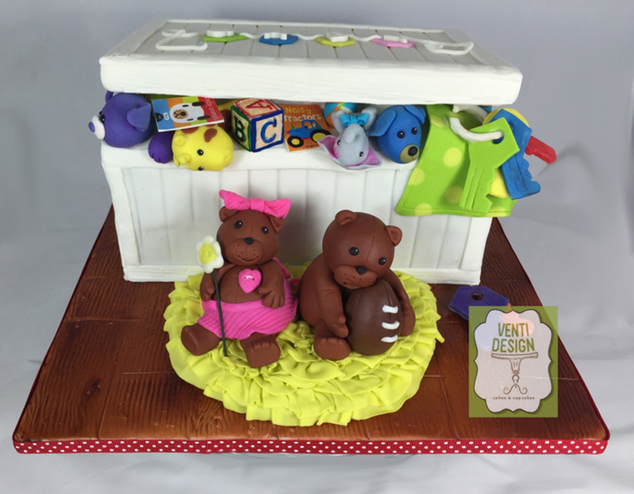 Baby Toy Box Cake - CakeCentral.com