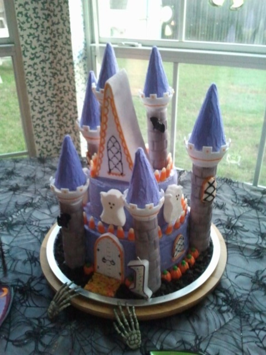 Haunted Princess Castle - CakeCentral.com