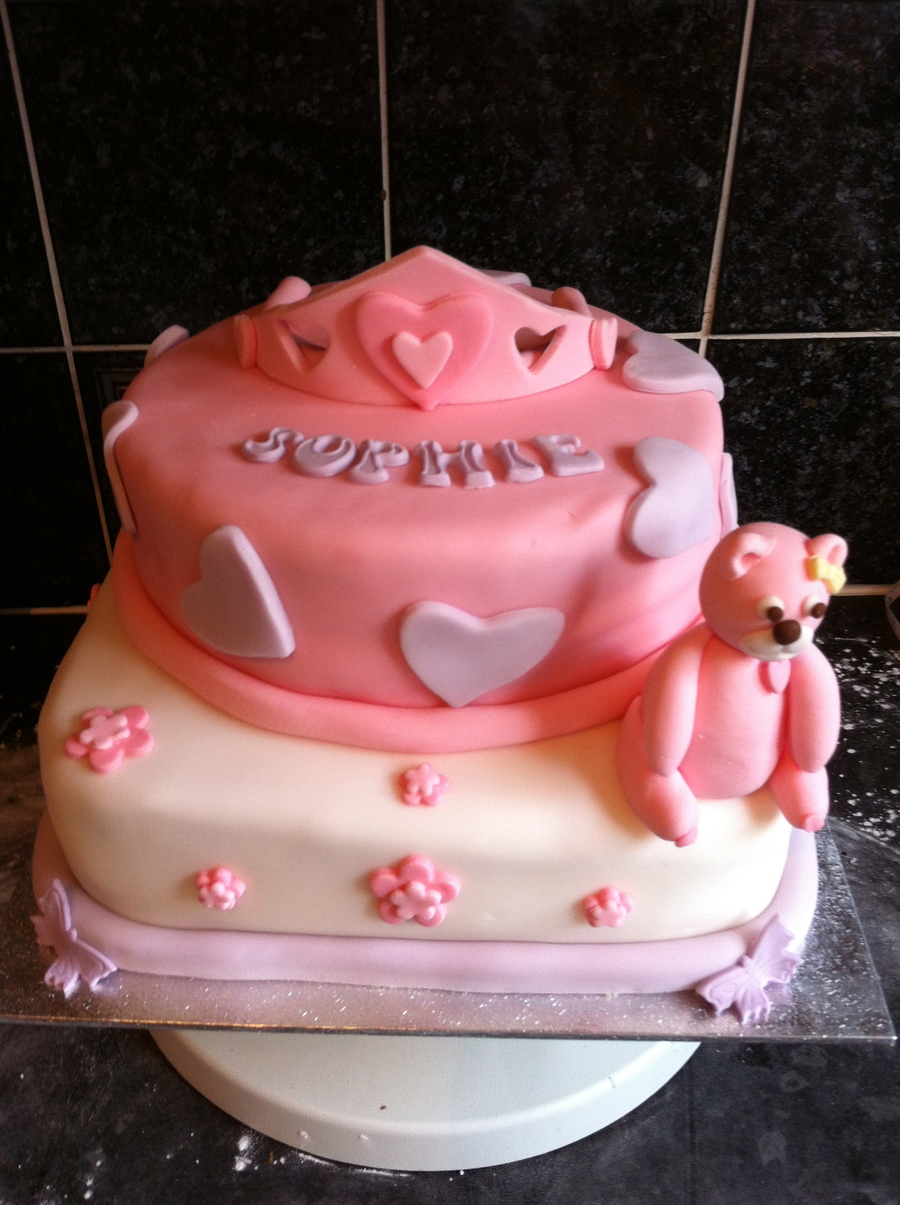 Pink Little Girl Cake - CakeCentral.com