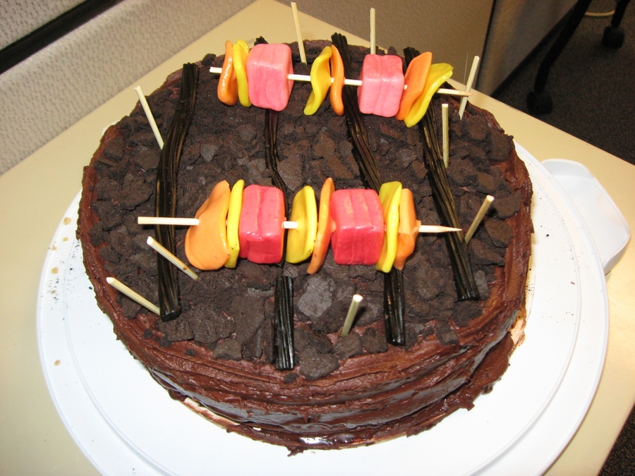 Bbq Themed Cake - CakeCentral.com