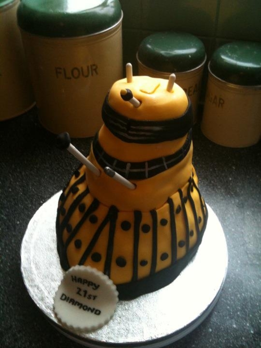 Dalek Cake - CakeCentral.com