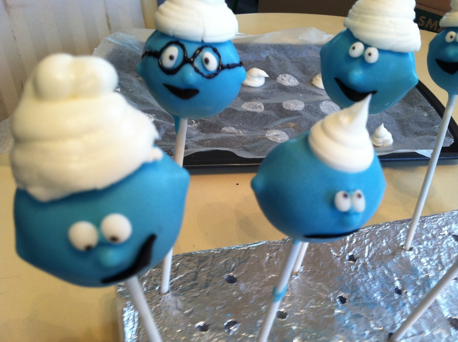 Smurf Cake Pops - CakeCentral.com