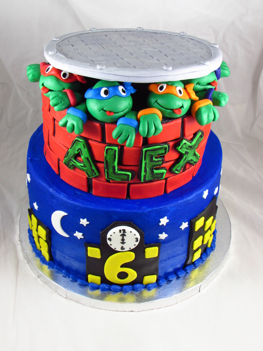 Teenage Mutant Ninja Turtles Birthday Cake CakeCentral
