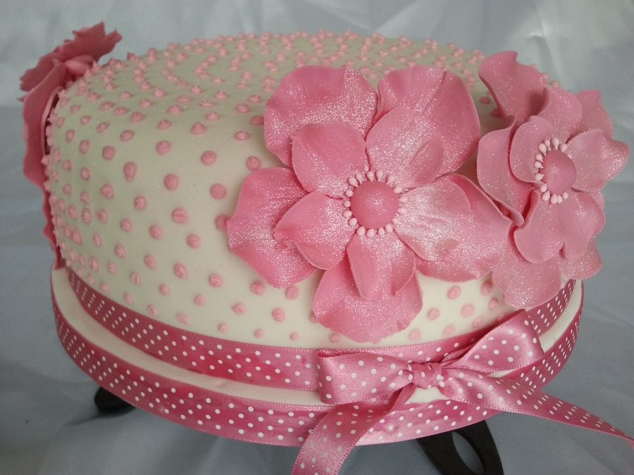 Pink Flower - CakeCentral.com