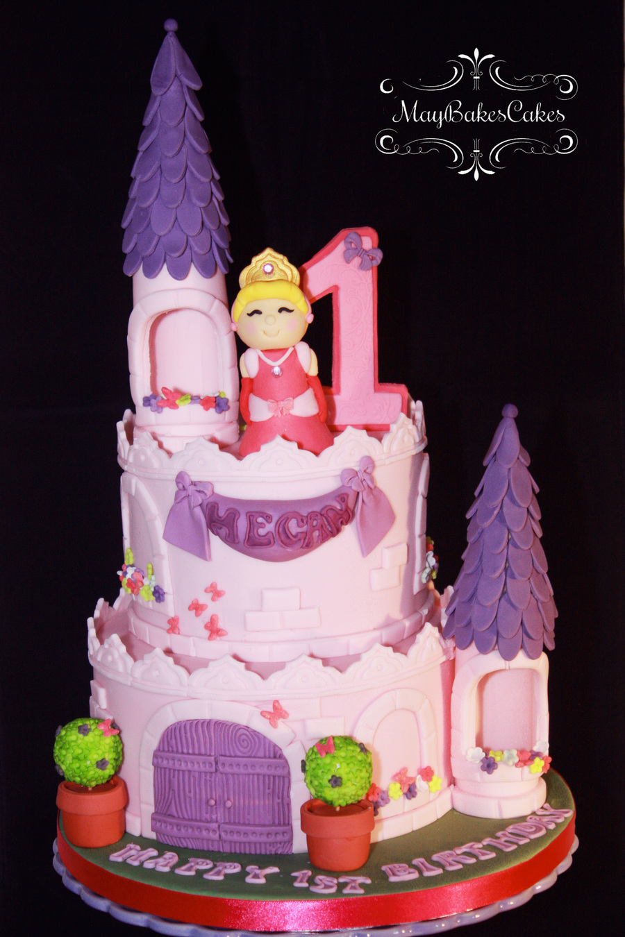 Princess Castle Cake - CakeCentral.com