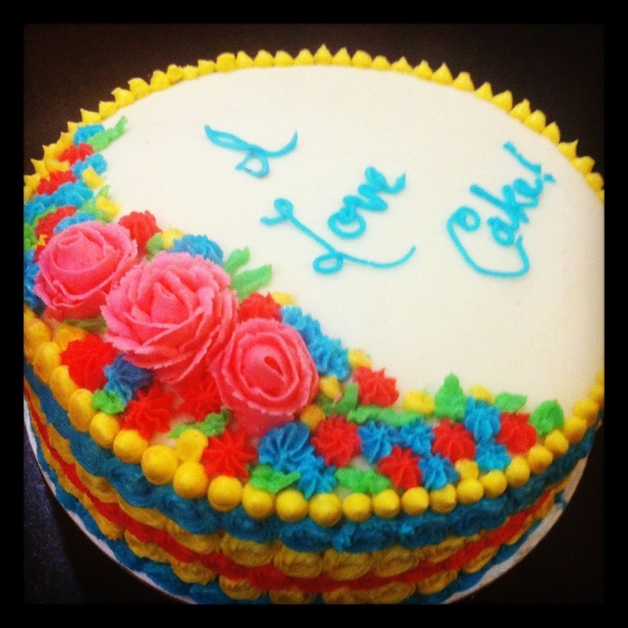 Final Cake For Wilton Class 1 - CakeCentral.com