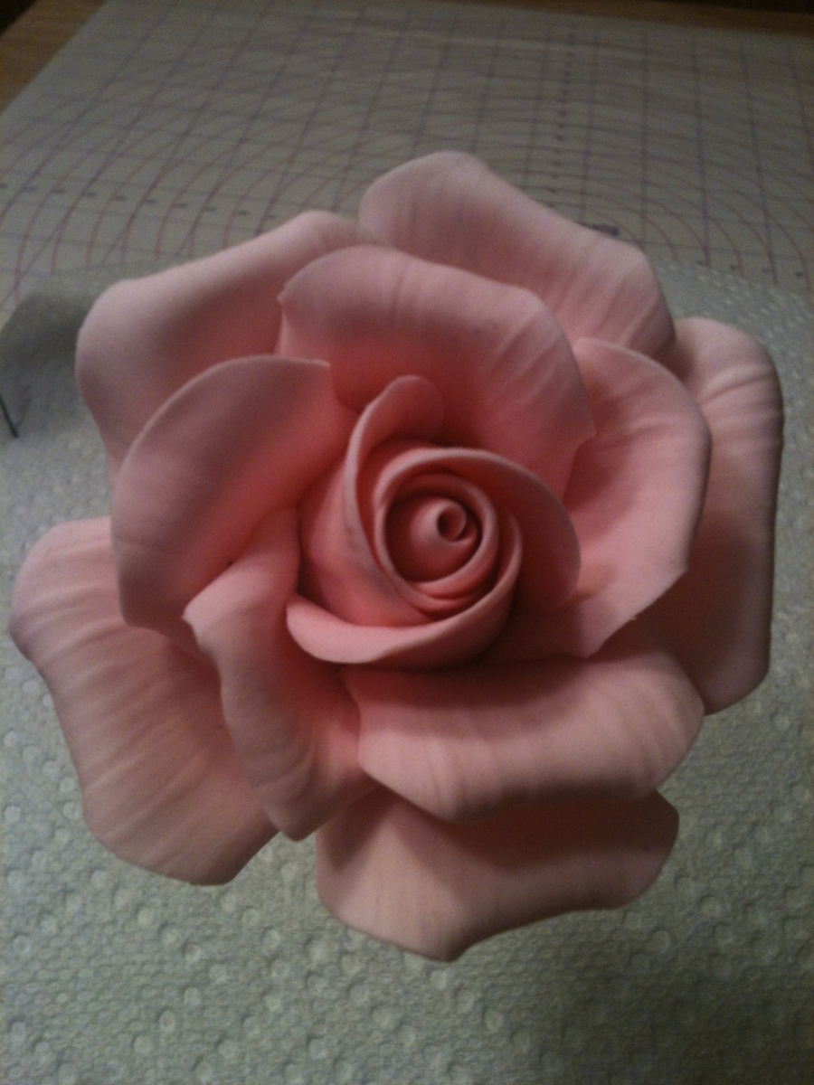 Gumpaste Roses Practice - CakeCentral.com