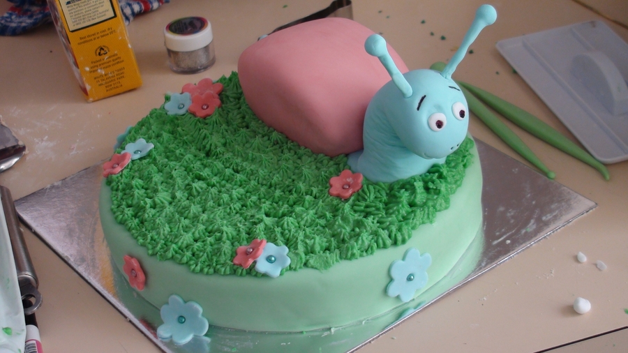 Snail Birthday Cake - CakeCentral.com