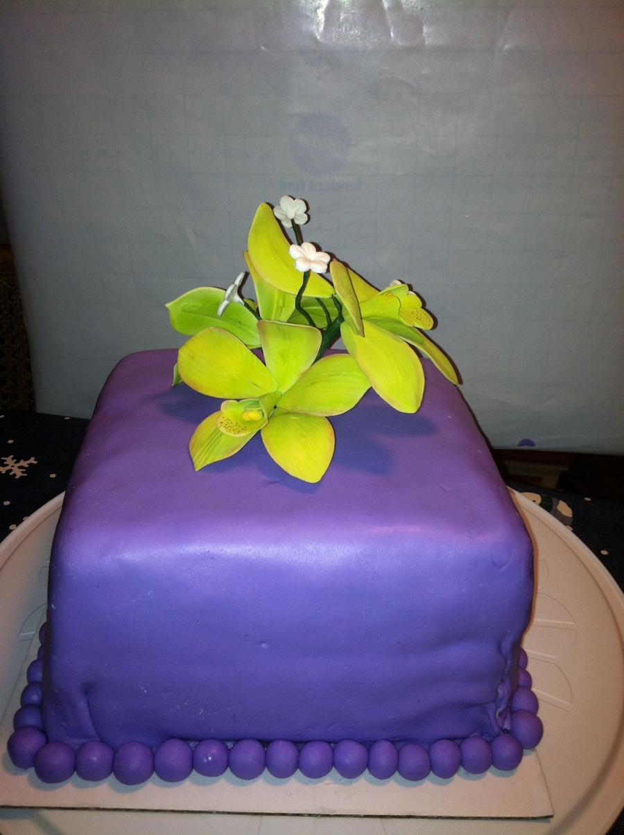 Orchid Cake - CakeCentral.com