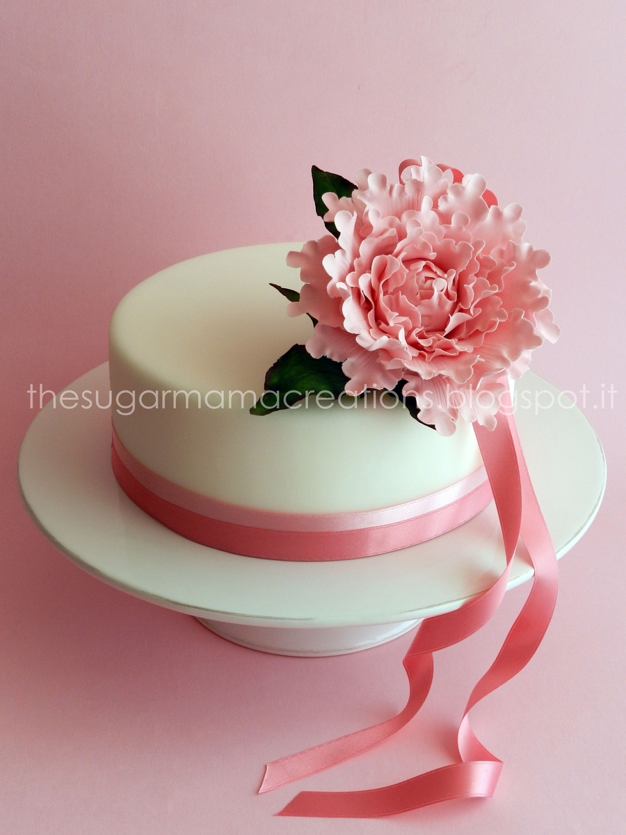 Peony Cake - CakeCentral.com