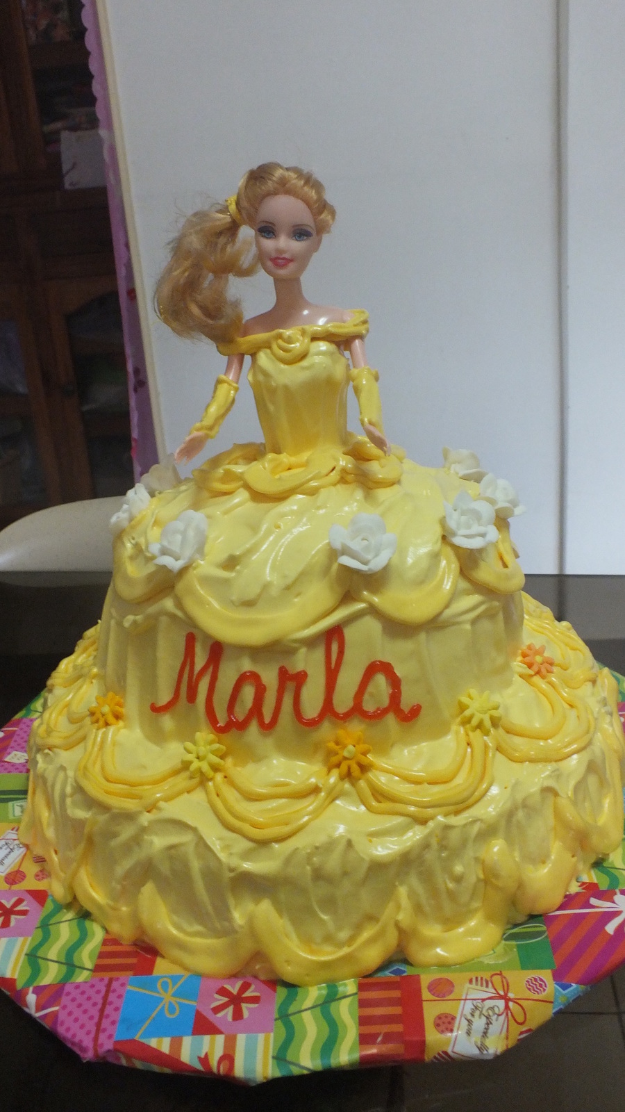 Princess Belle Cake - CakeCentral.com