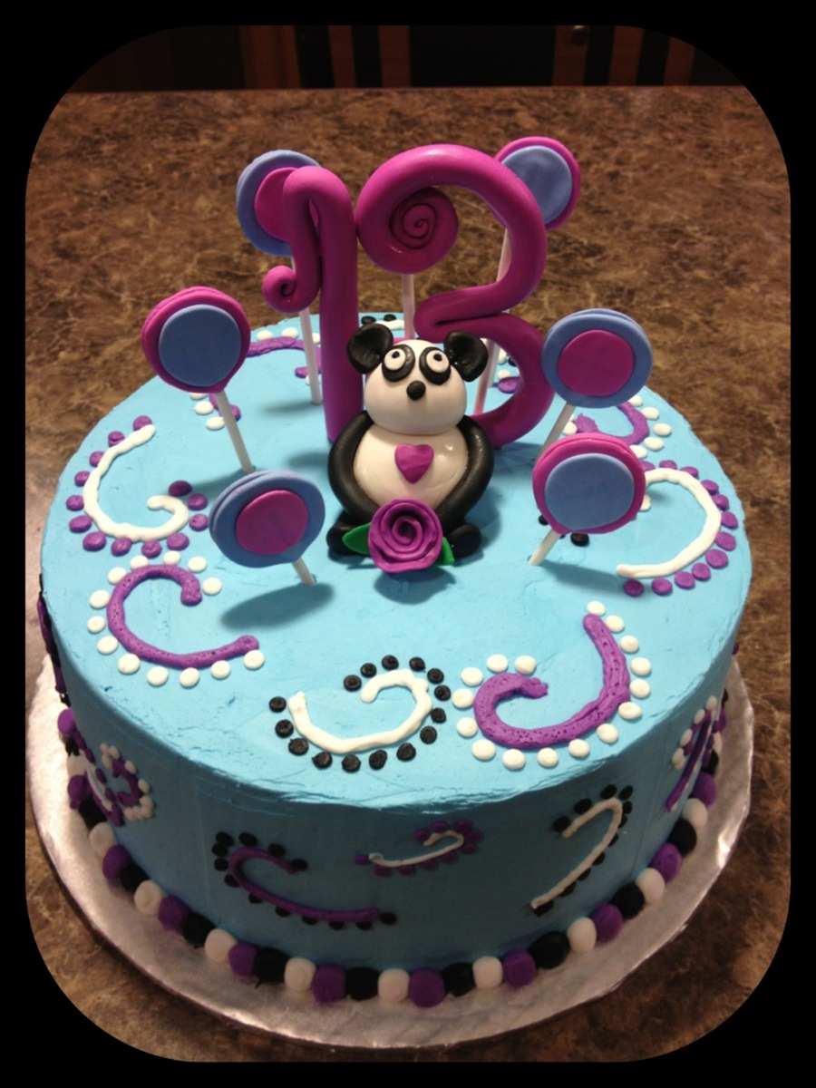 Panda Bear Cake - CakeCentral.com