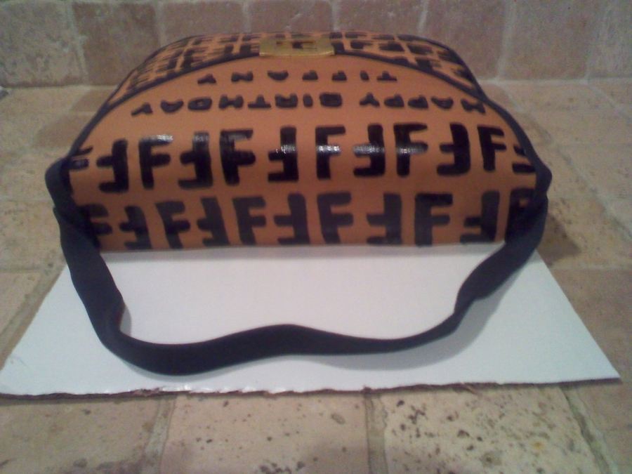 Fendi Purse Cake - CakeCentral.com