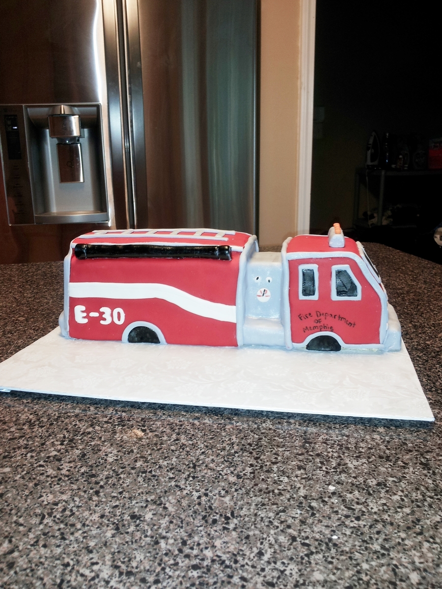 Fire Truck Engine - CakeCentral.com