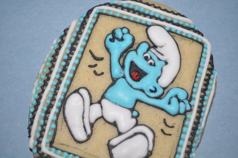 Smurf Cookie - CakeCentral.com