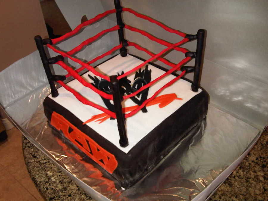 Wwe Raw Cake - CakeCentral.com