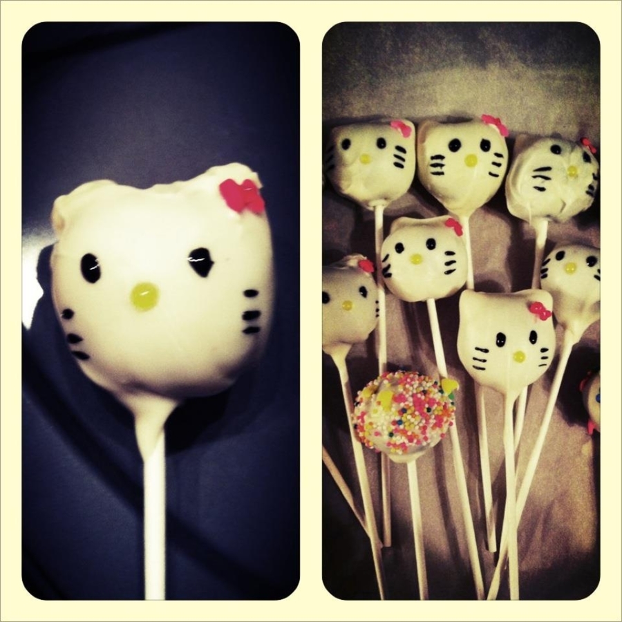 Hello Kitty Cake Pops - CakeCentral.com