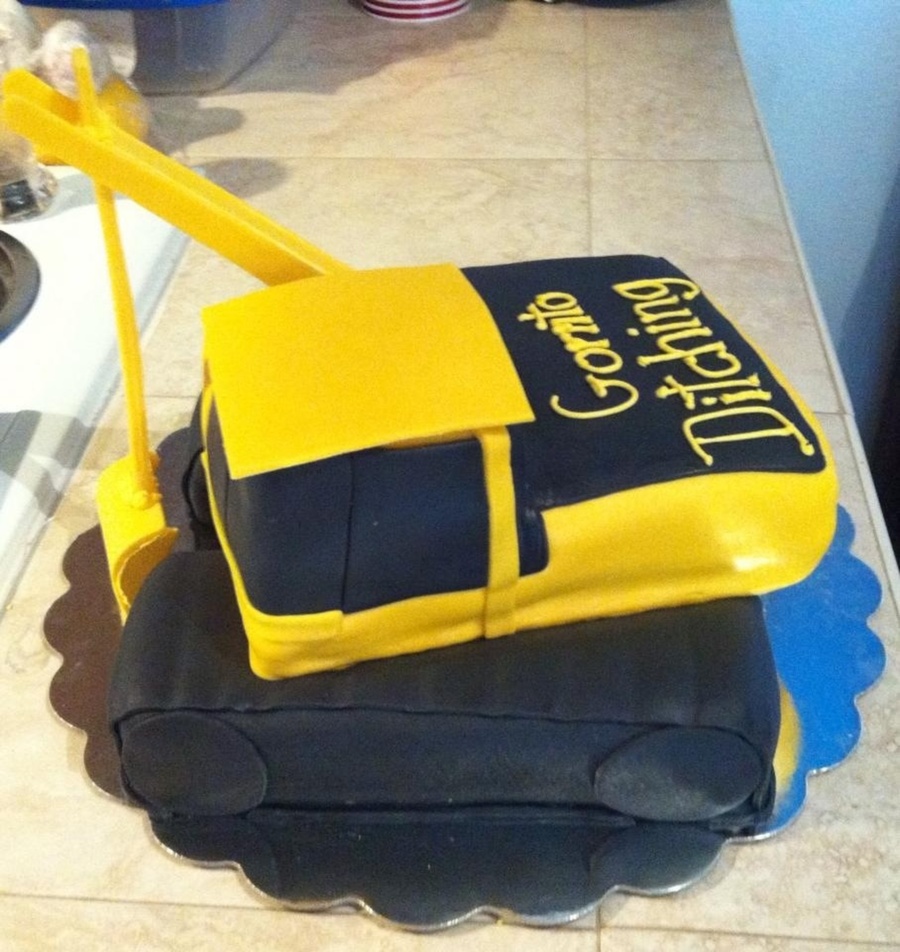 Excavator Cake. - CakeCentral.com