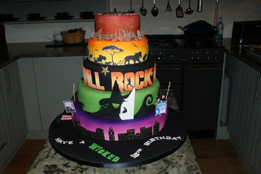 Theatre Show Themed Cake - CakeCentral.com