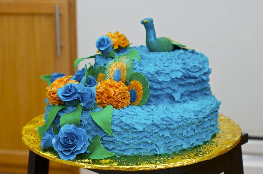 Peacock Cake