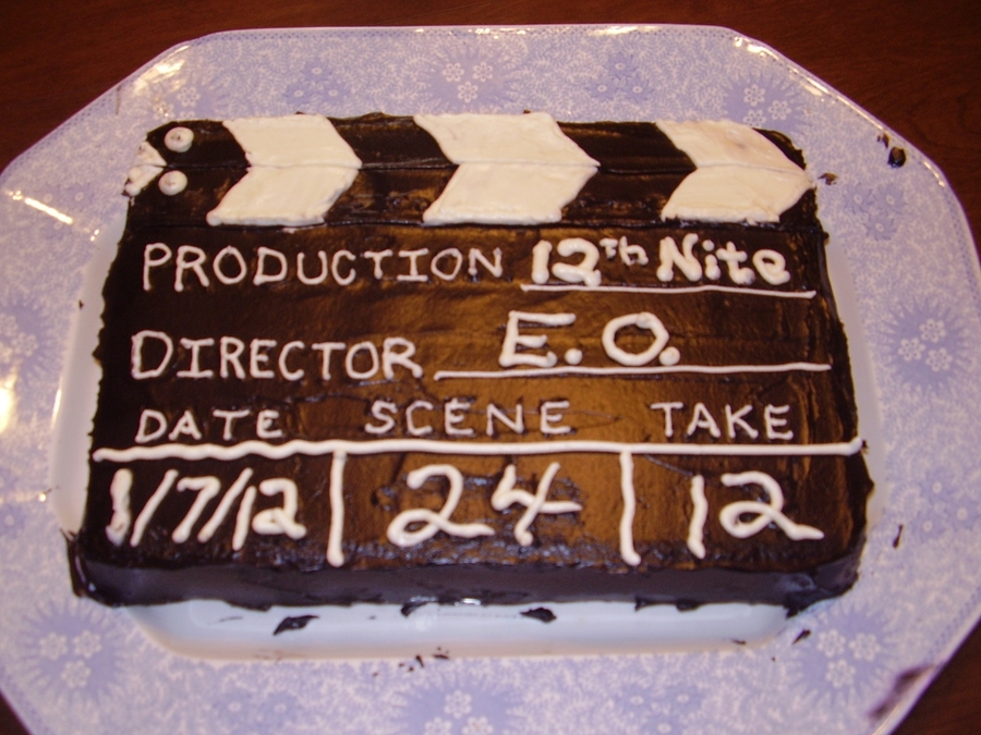Movie Director Cake - CakeCentral.com