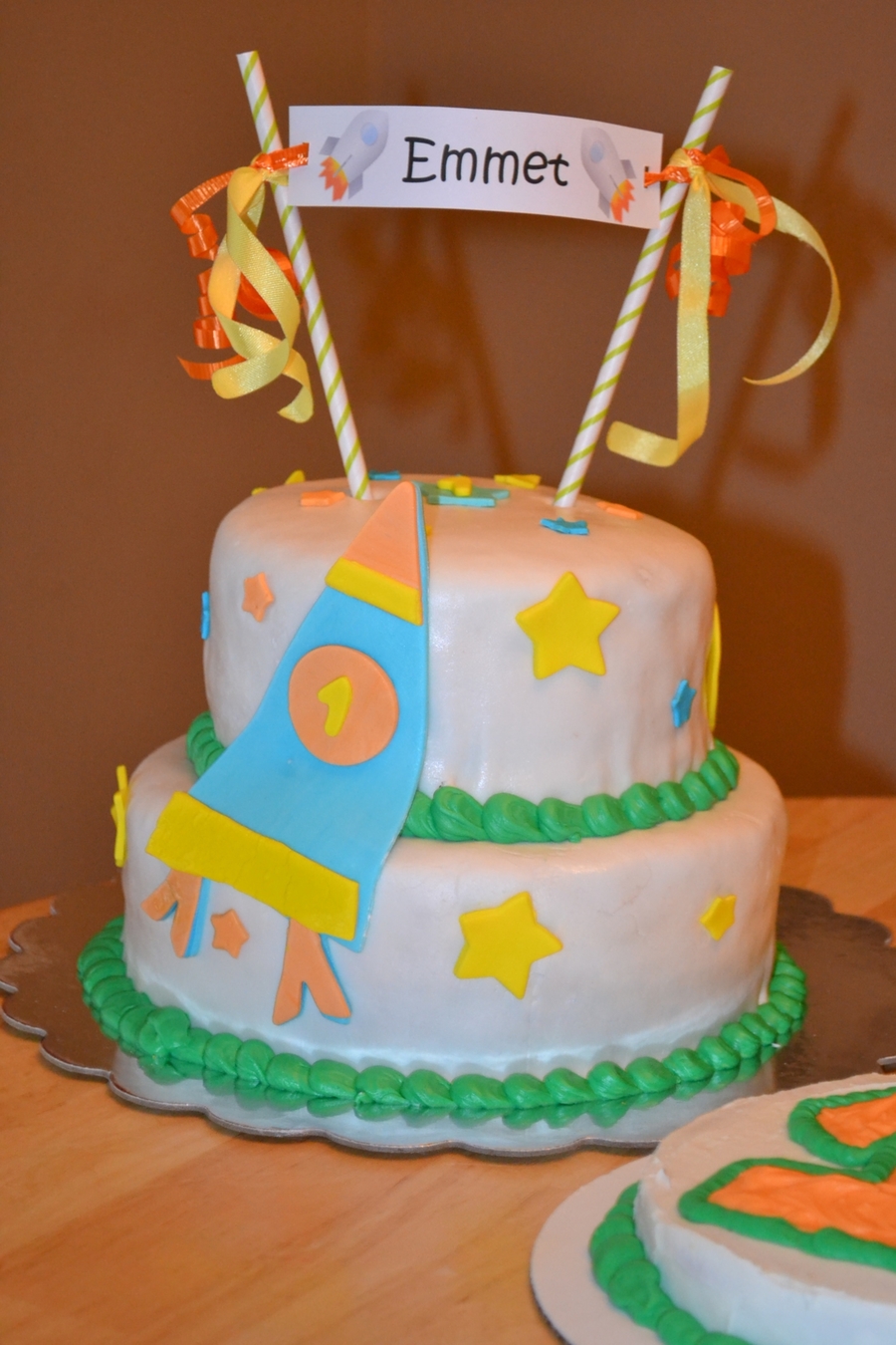 Rocket Ship Cake - CakeCentral.com
