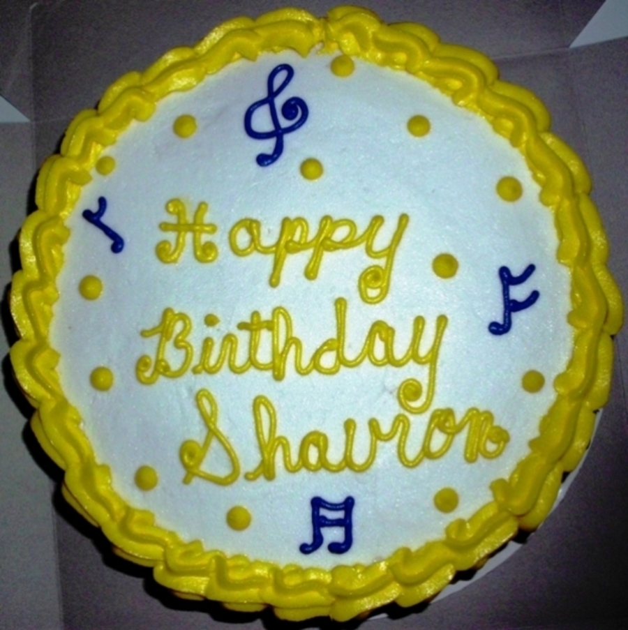 Music Note Cake - CakeCentral.com