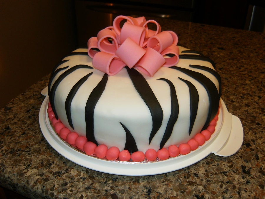 Zebra Cake - CakeCentral.com