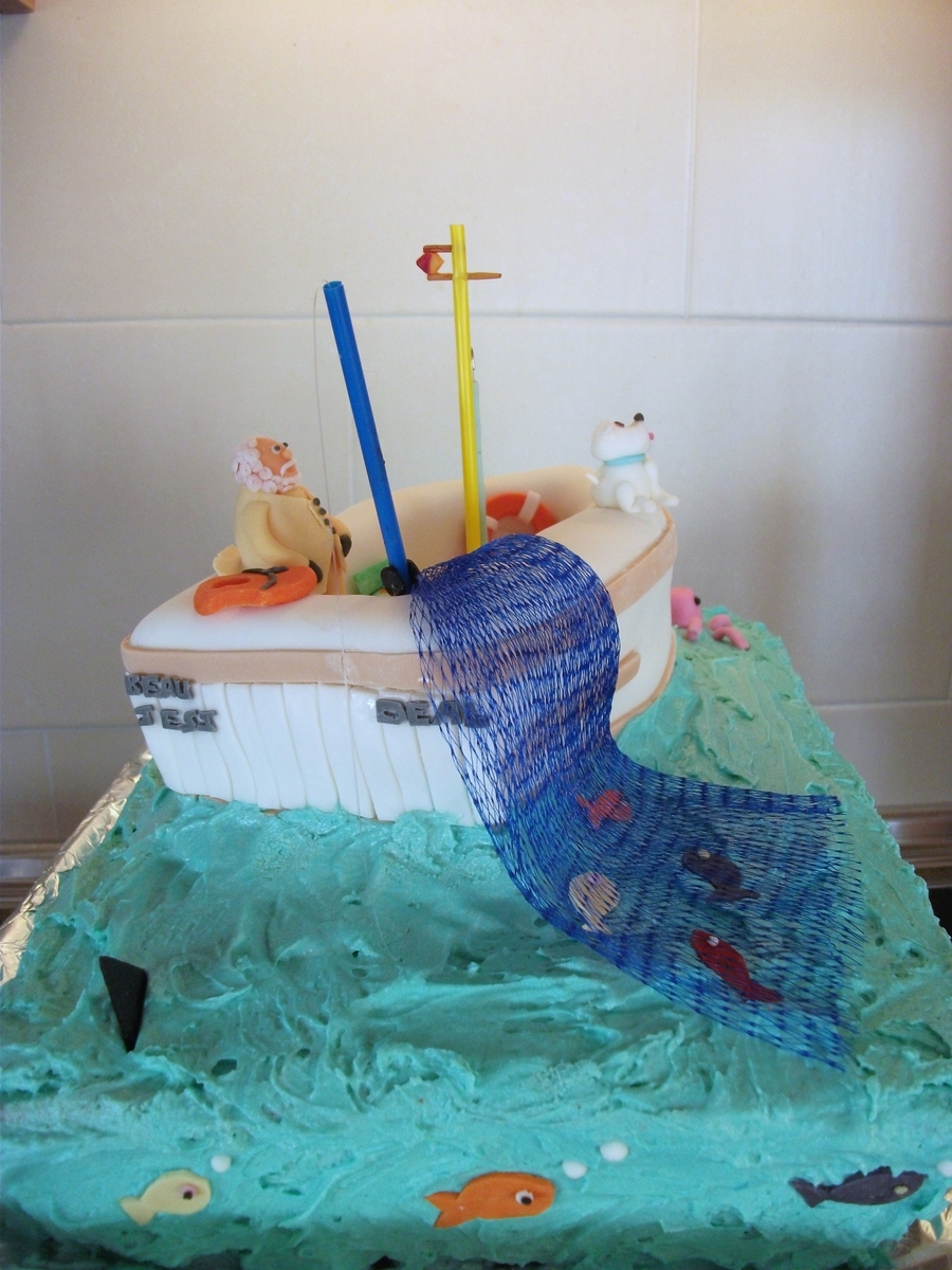 70Th Birthday Fishing - CakeCentral.com