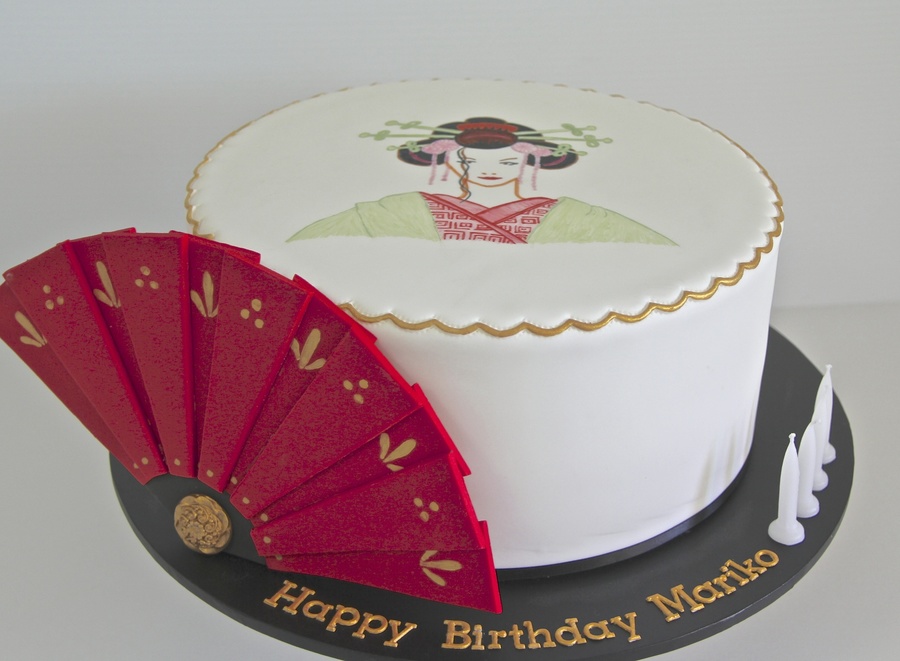 Geisha Girl - CakeCentral.com