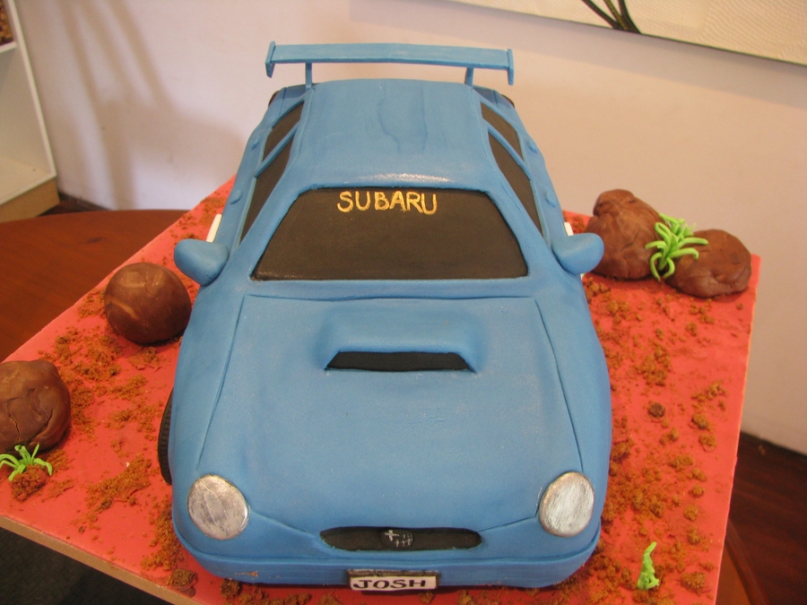 Subaru Wrx Cake - CakeCentral.com