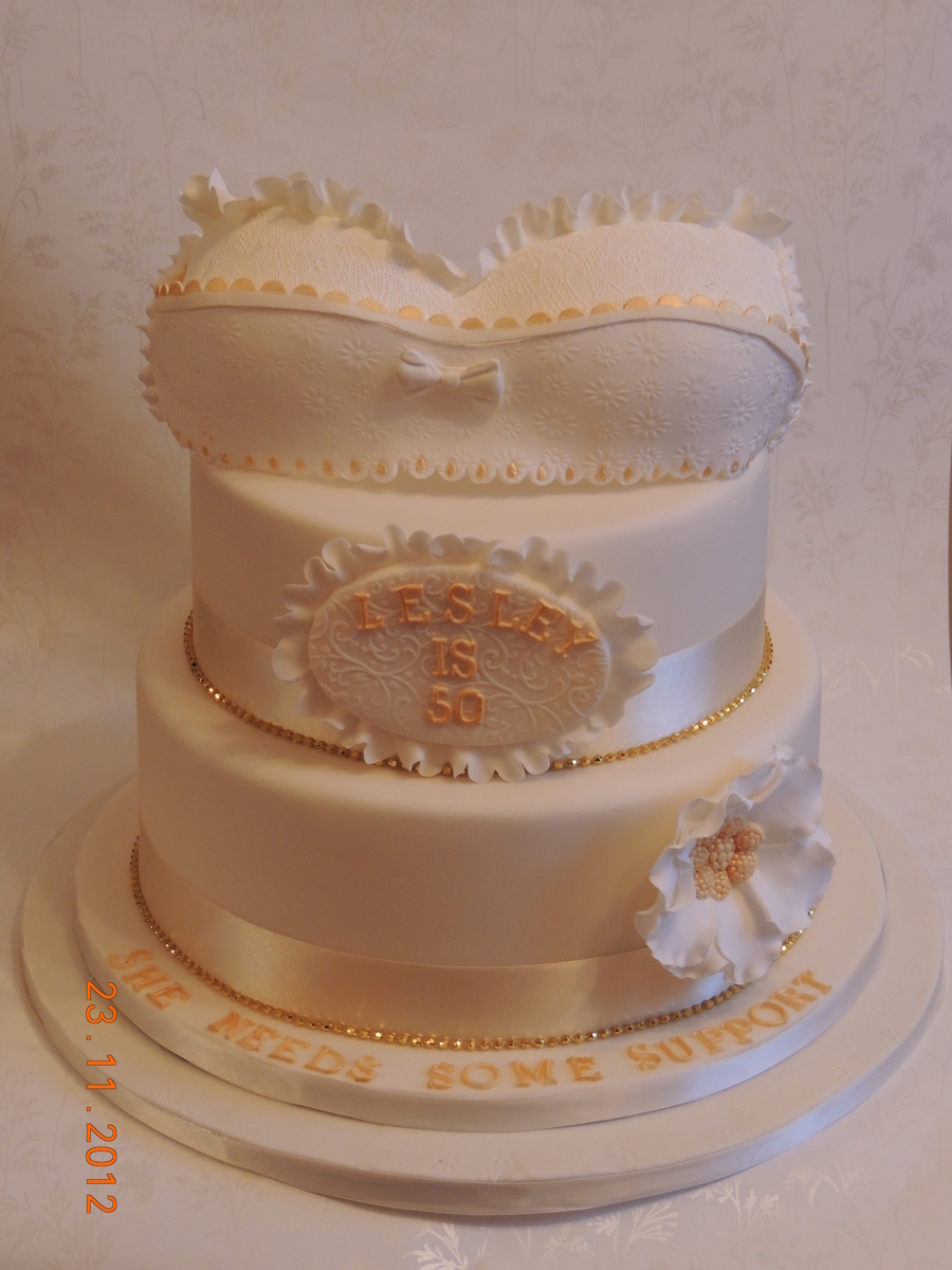 The Bra Cake - CakeCentral.com