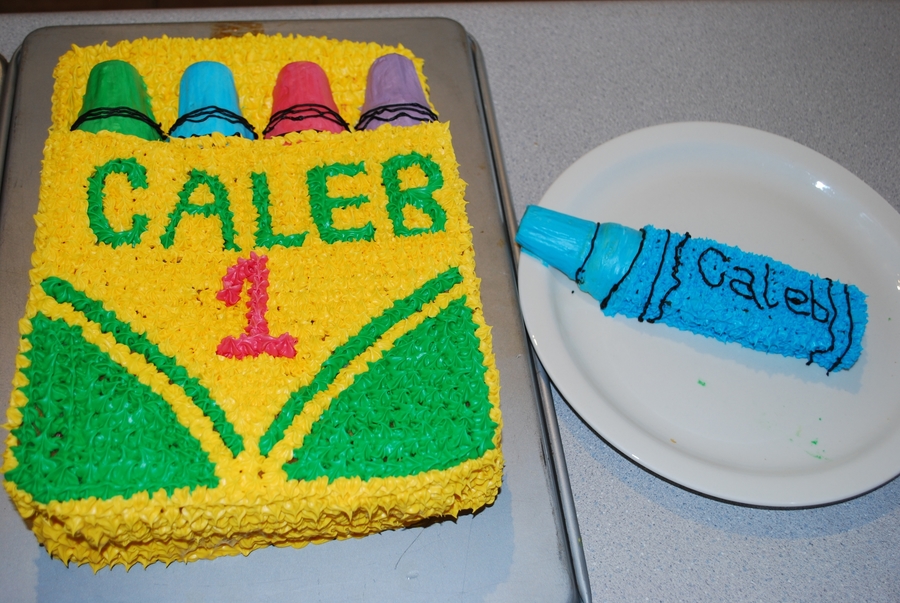 Crayon Cake - CakeCentral.com