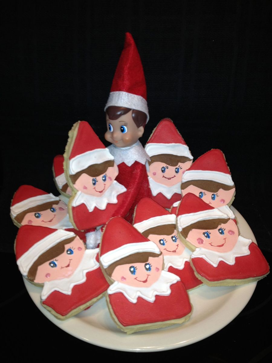 Elf On The Shelf Cookies - CakeCentral.com