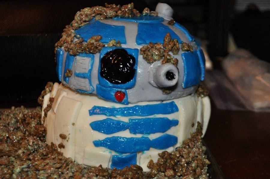 R2-D2 In Degoba Swamp - CakeCentral.com