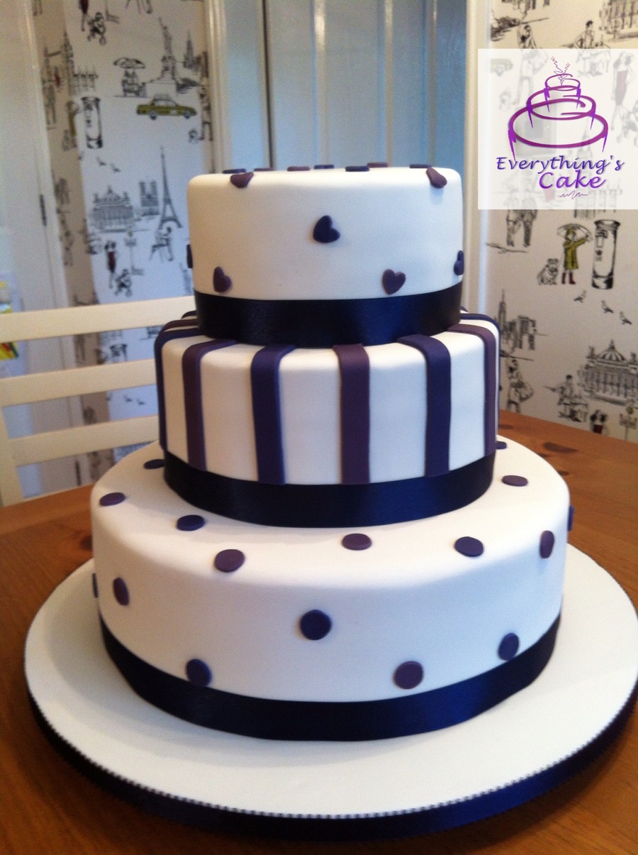 Spots And Stripes - CakeCentral.com