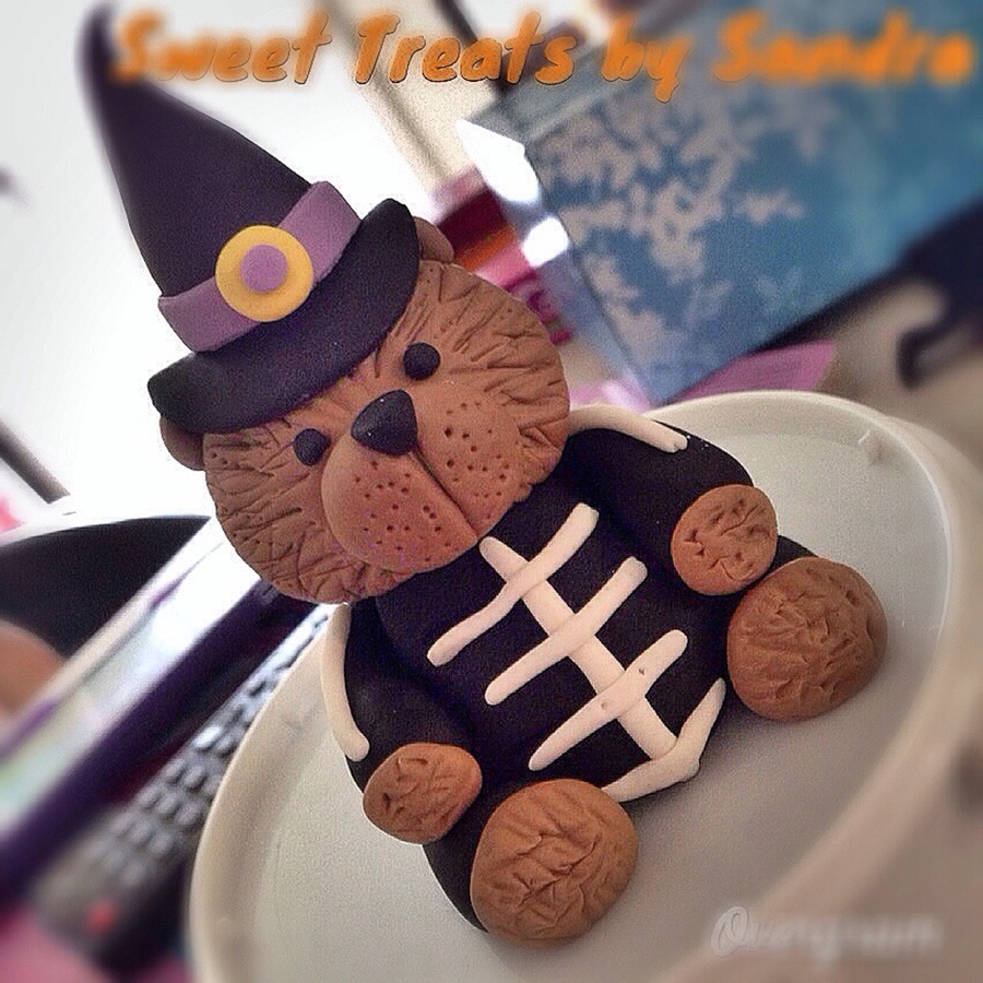 Dressed Up Bear For Halloween - CakeCentral.com