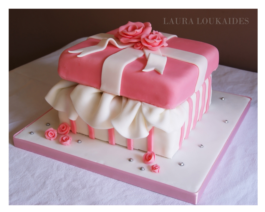The Gift Box Cake - CakeCentral.com