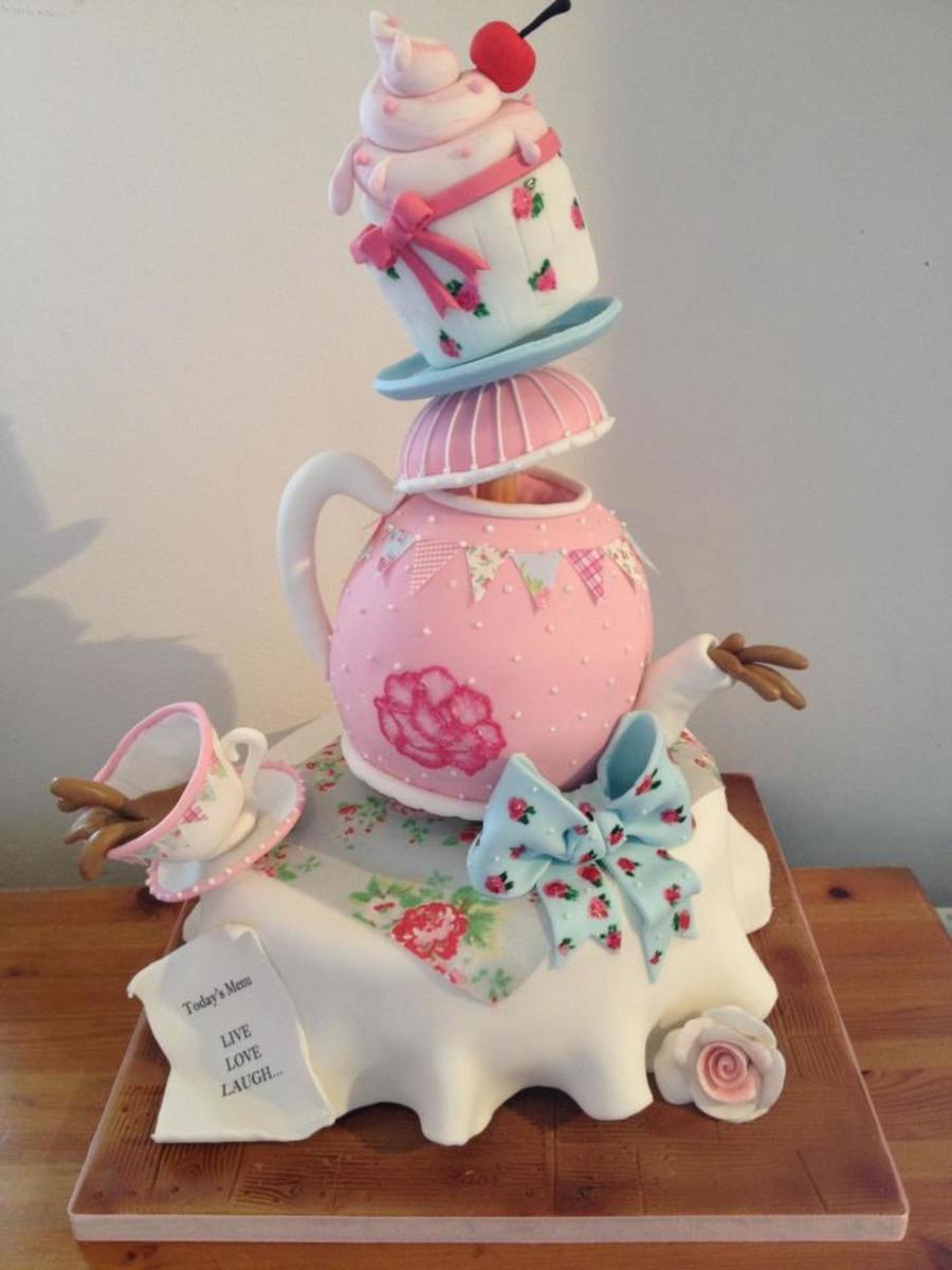 Cath Kidston Inspired Balance Cake - CakeCentral.com
