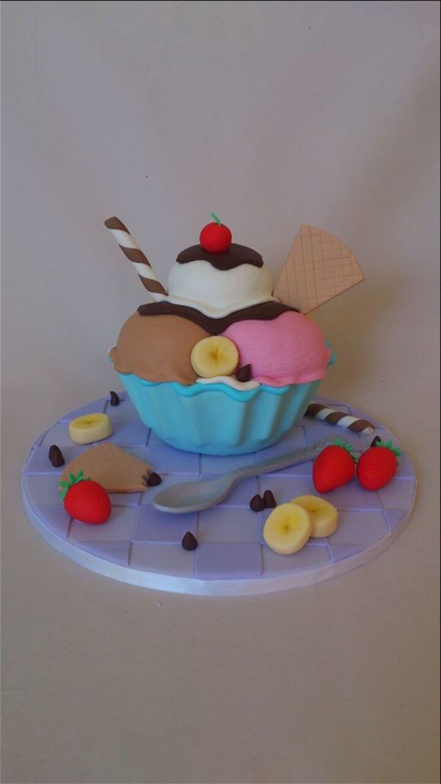 Ice Cream Sundae Cake