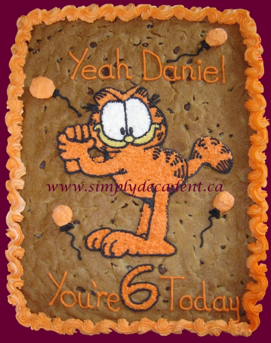 Garfield Cookie Gram - CakeCentral.com