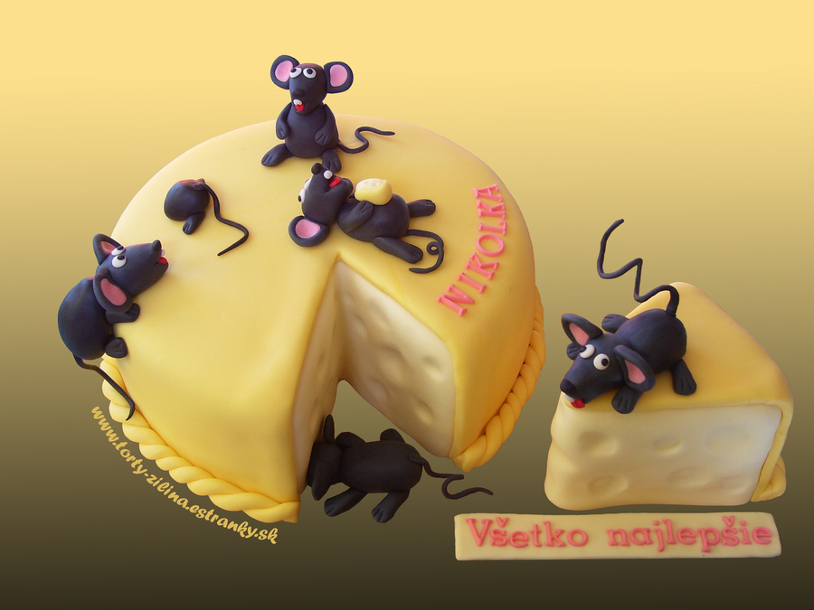 Mouse And Cheese, - CakeCentral.com