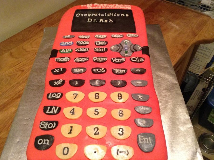 Pink Calculator Cake - CakeCentral.com