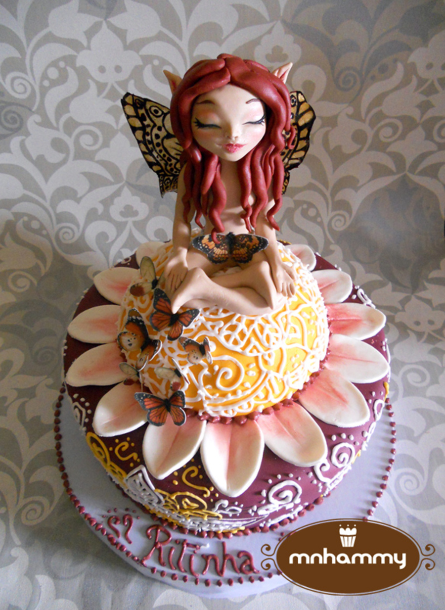 Meditation Fairy - CakeCentral.com