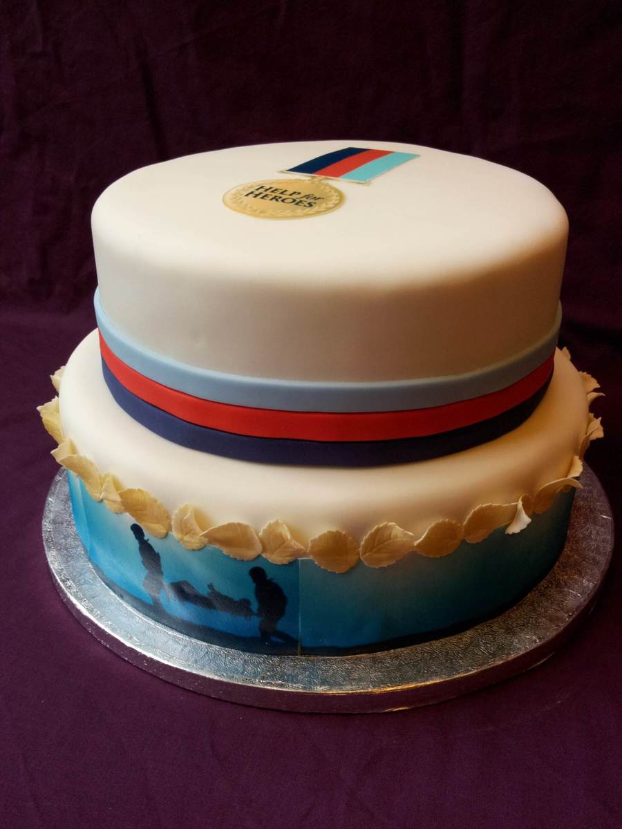 I Made This Cake To Be Raffled At A Fundraiser For Help The Heroes ...