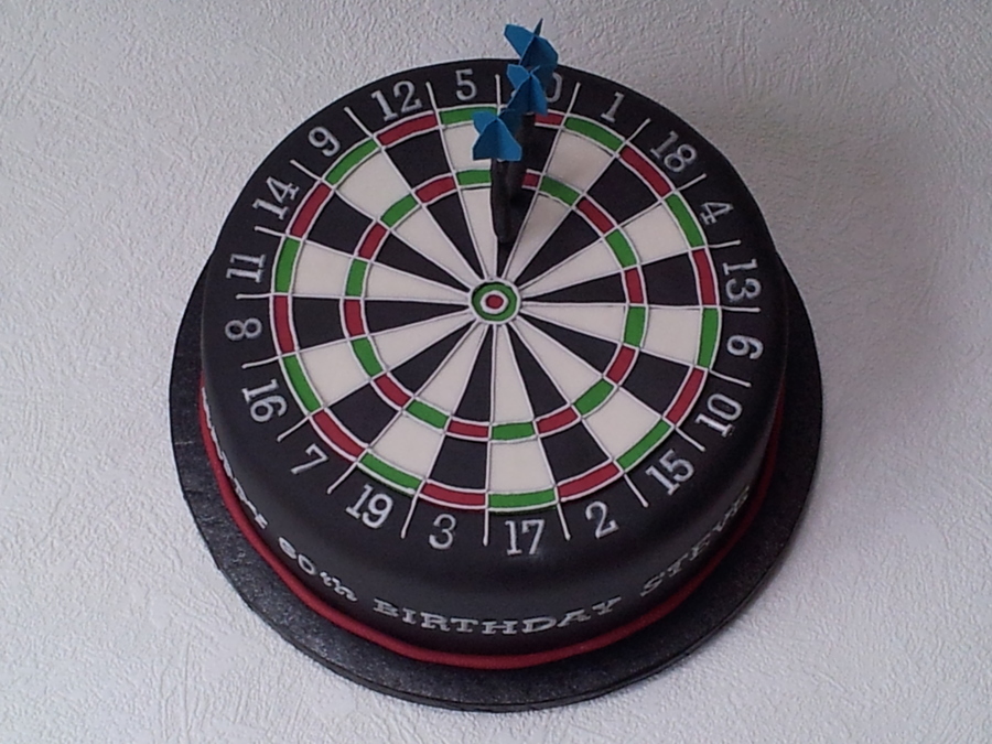 Dartboard Cake - CakeCentral.com