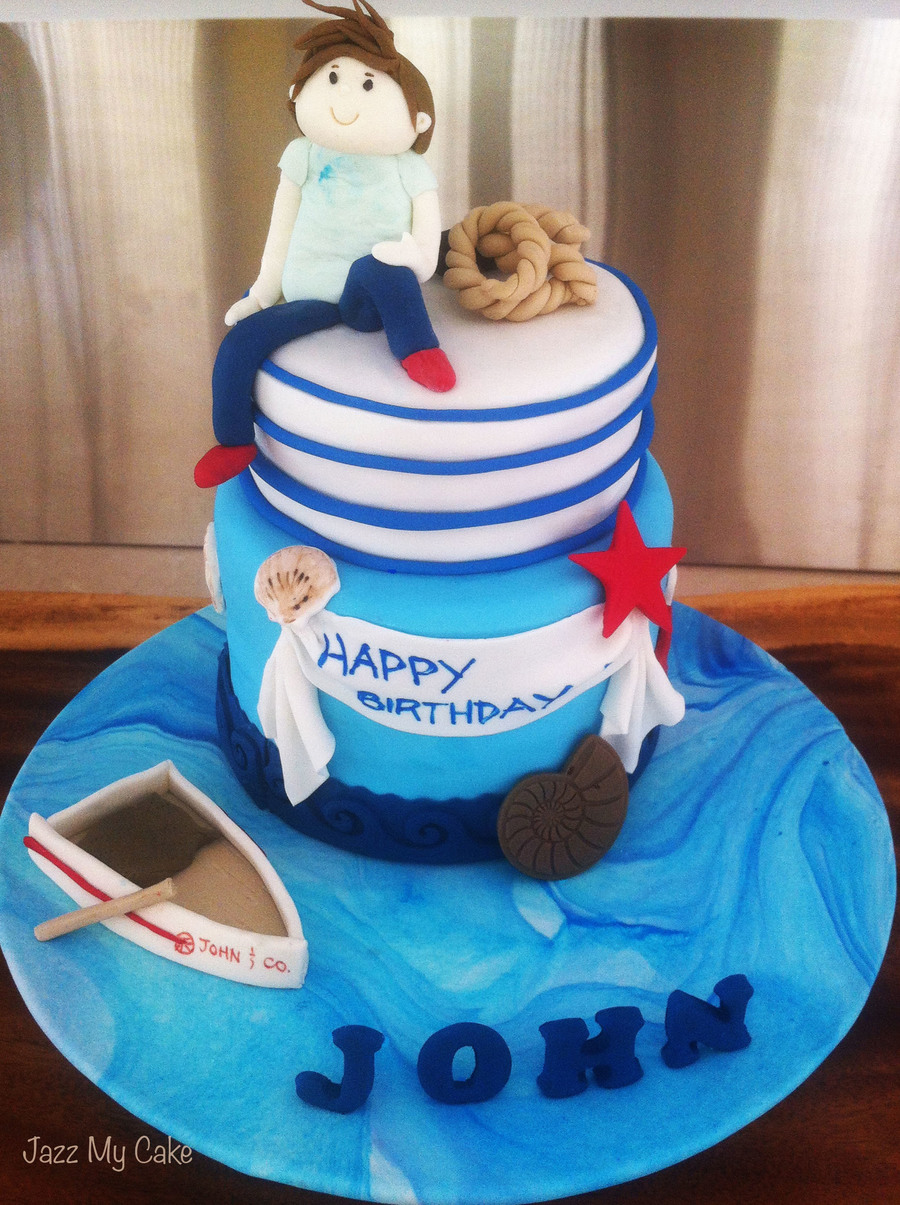John s Blue And White Birthday Cake CakeCentral john-s-blue-and-white-birthday-cake-cakecentral